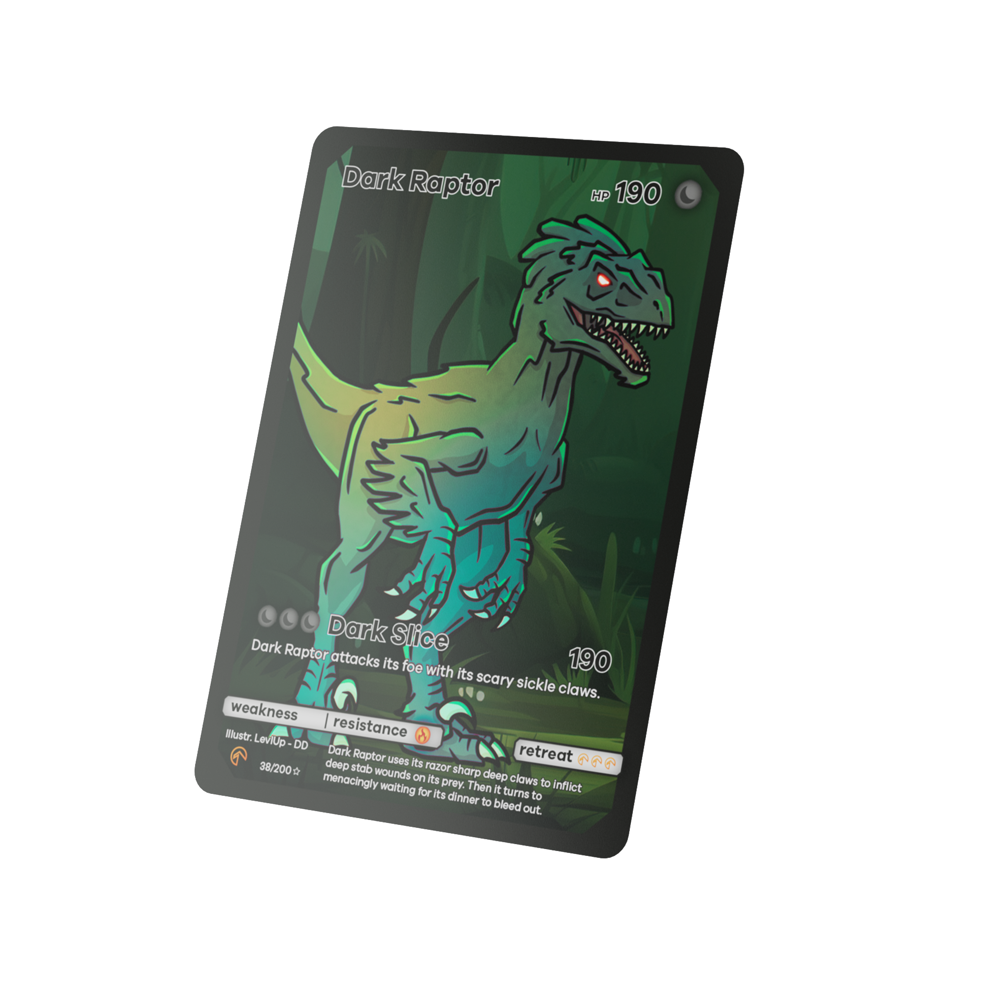 Dark Raptor Card | LevlUp IT